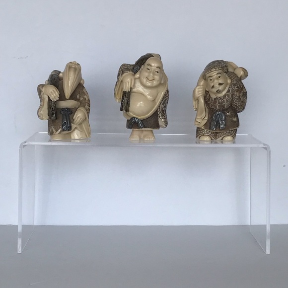 Art | Japanese Gods Good Luck Deities Set Of 3 | Poshmark